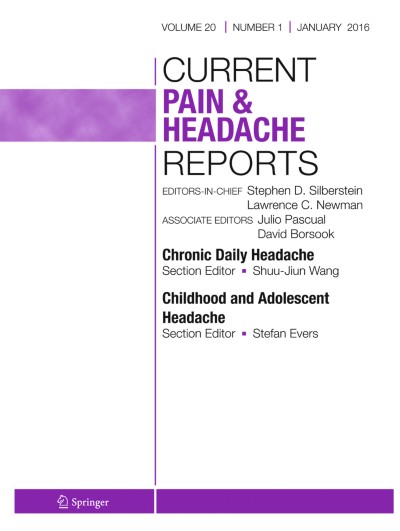Pediatric Aspects of Headache Classification in the International ...