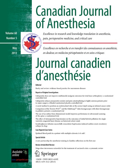 Comparison of the Truview PCD™ and the GlideScope® video laryngoscopes ...