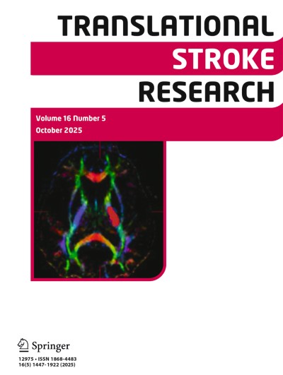 Translational Stroke Research 1/2025 | springermedizin.de