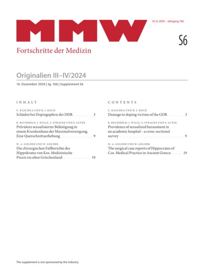 MMW - Fortschritte der Medizin 7/2025 | springermedizin.de