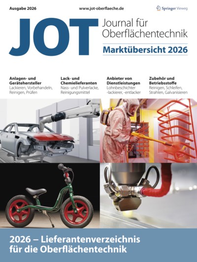 JOT Journal für Oberflächentechnik 2-3/2026 | springerprofessional.de