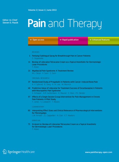 Review of Lidocaine/Tetracaine Cream as a Topical Anesthetic for ...