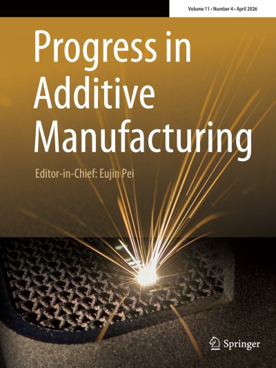 Progress in Additive Manufacturing 5/2024 | springerprofessional.de