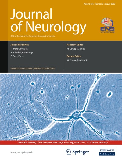 Journal of Neurology 8/2009 | springermedizin.de