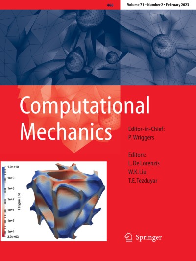 Computational Mechanics 2/2023 | springerprofessional.de
