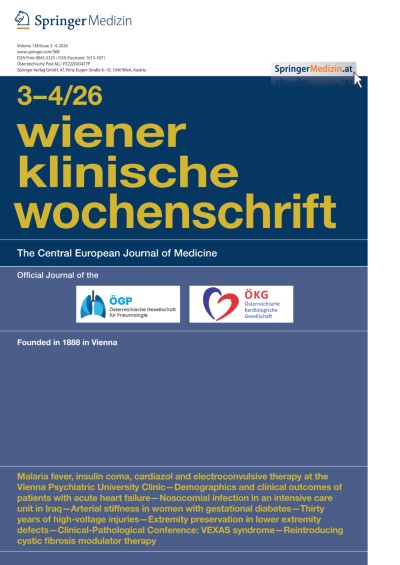 Wiener klinische Wochenschrift 4/2026 | springermedizin.at