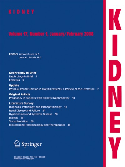 Residual Renal Function in Dialysis Patients: A Review of the ...