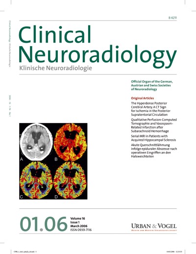 The Hyperdense Posterior Cerebral Artery | springermedizin.de