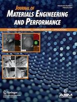 Journal of Materials Engineering and Performance | springerprofessional.de