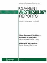 Mechanisms of Anesthetic Emergence: Evidence for Active Reanimation ...