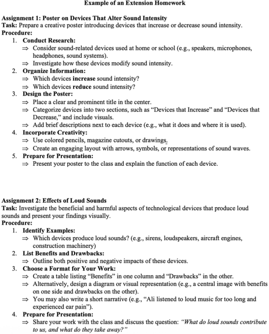 The evaluation of contributions of homework purposes to learning ...