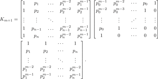 Determinants of Kraus matrices associated with power functions | Acta ...