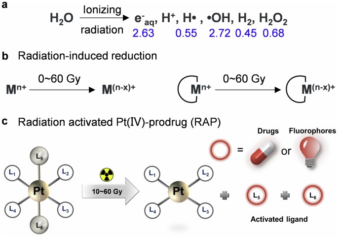 Radiotherapy-triggered reduction of platinum-based chemotherapeutic ...