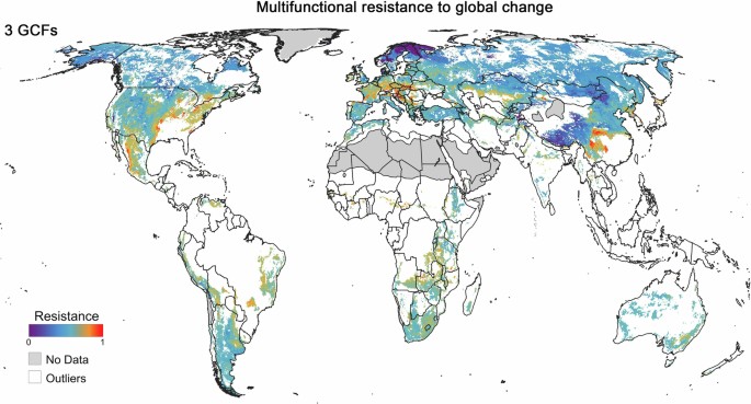 Resistance of ecosystem services to global change weakened by ...