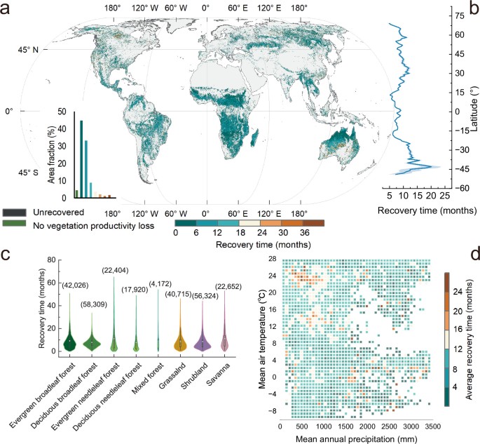 Global patterns and drivers of post-fire vegetation productivity ...