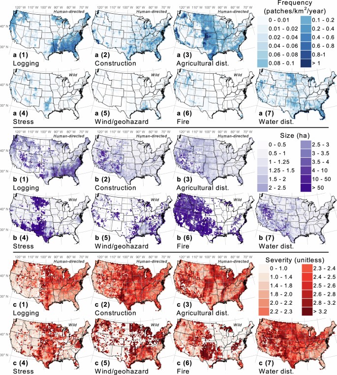 A shift from human-directed to undirected wild land disturbances in the ...