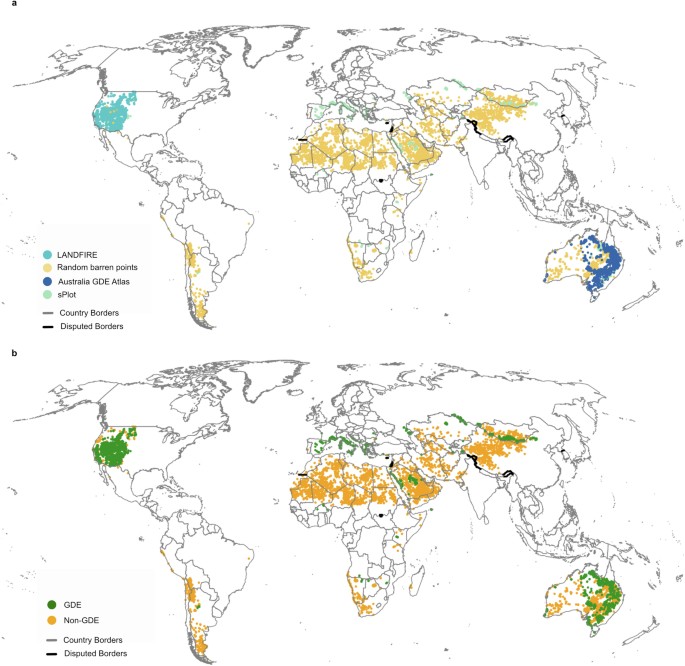 Groundwater-dependent ecosystem map exposes global dryland protection ...