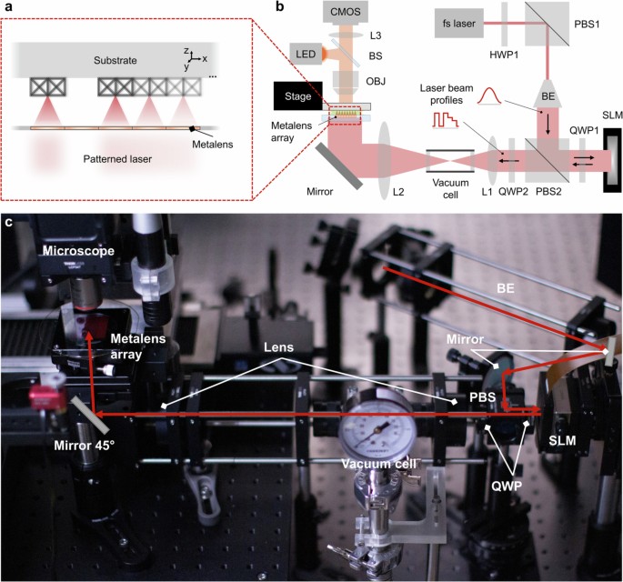 3D nanolithography with metalens arrays and spatially adaptive illumination | Nature