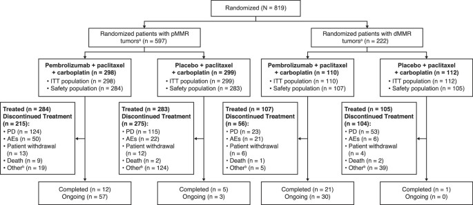 Pembrolizumab plus chemotherapy in advanced or recurrent endometrial ...