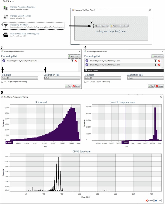 Standardized workflow for multiplexed charge detection mass spectrometry on orbitrap analyzers ...