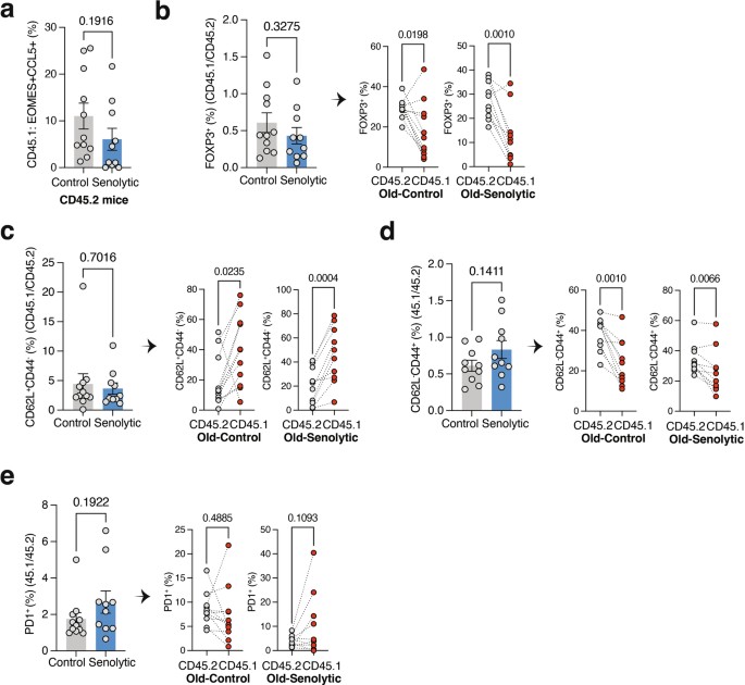 CD4 T cells acquire Eomesodermin to modulate cellular senescence and ...