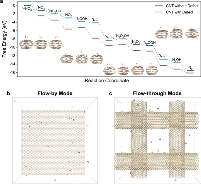 Highly efficient metal-free nitrate reduction enabled by electrified ...