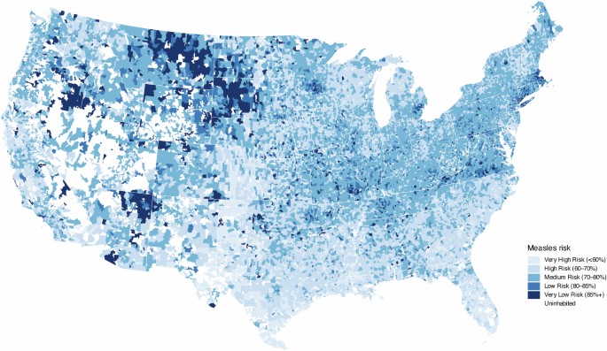Assessing MMR vaccination coverage gaps in US children with digital ...