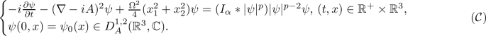 Existence and mass collapse behavior of standing waves for Choquard ...