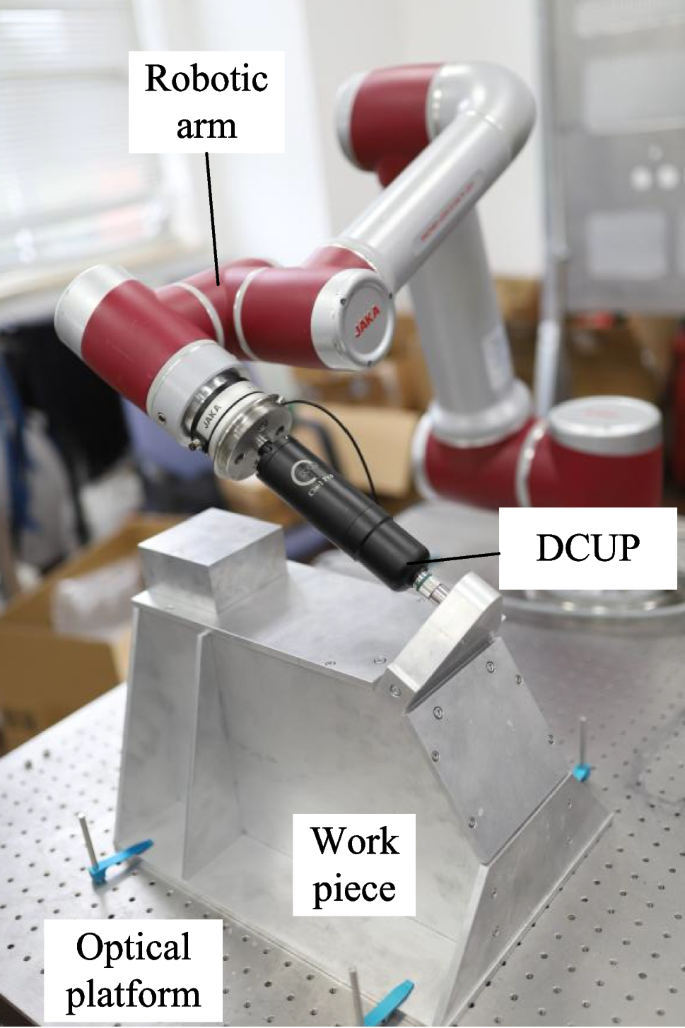 A robotic measurement system with dry-coupled ultrasonic probe for ...