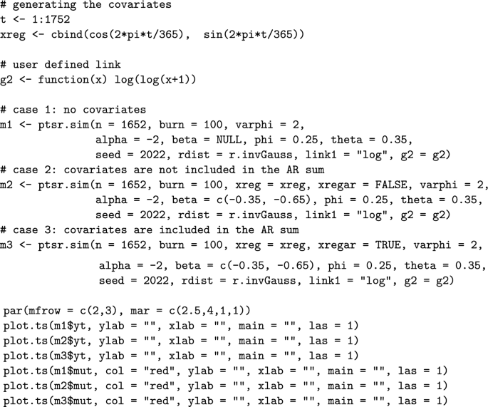 Positive time series regression models: theoretical and computational aspects | Computational ...
