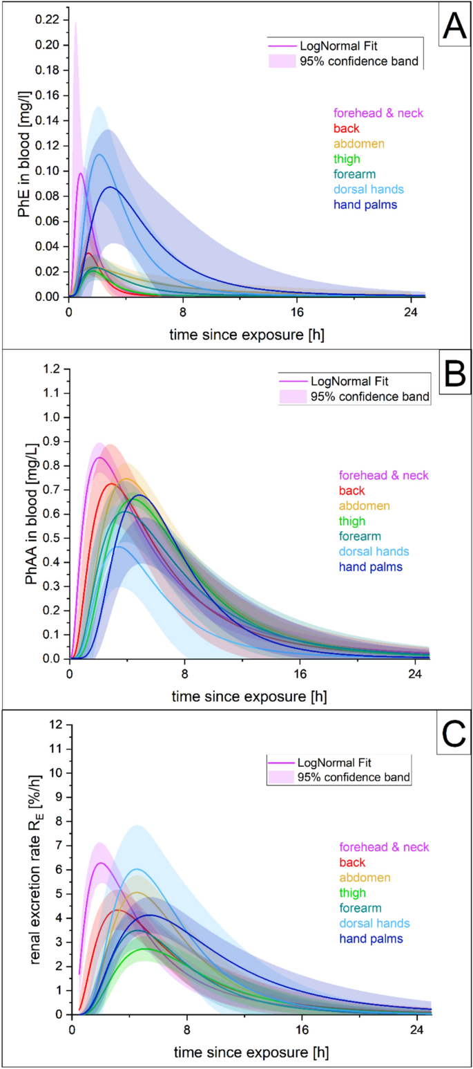 Influence of the exposed anatomic sites on the human in vivo ...