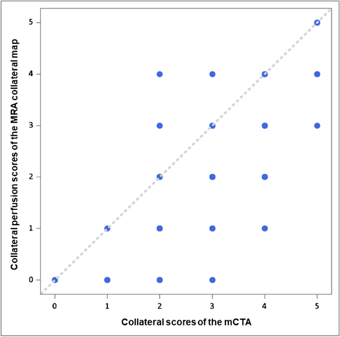 Multiphase CTA vs. MRA collateral map for predicting functional ...