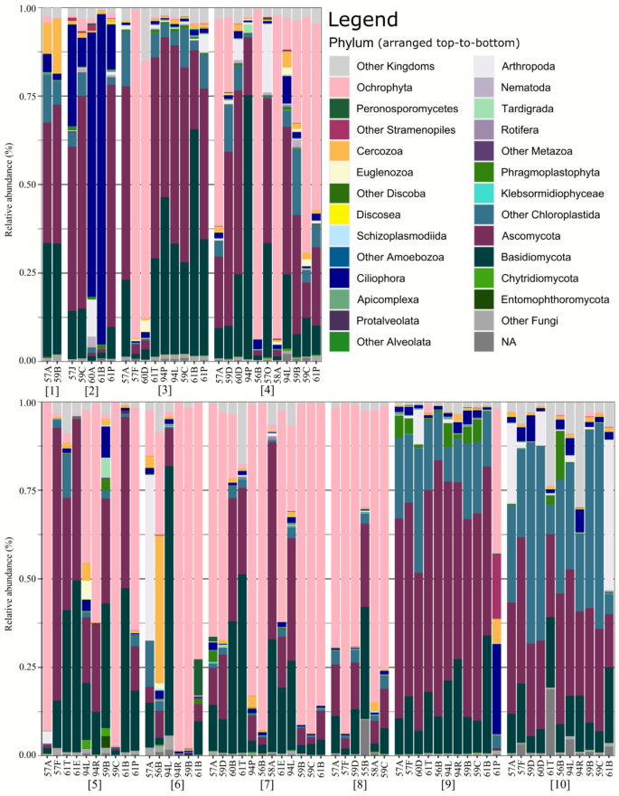 Community Composition of Microbial Eukaryotes Transported by Stemflow ...