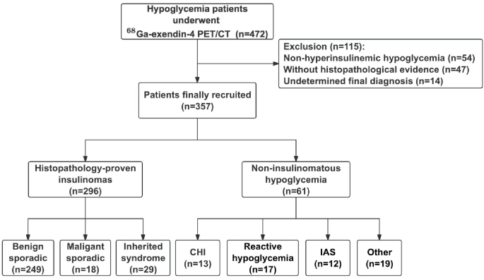 Glucagon-like peptide-1 receptor PET/CT with 68Ga-exendin-4 for localizing insulinoma: a real ...