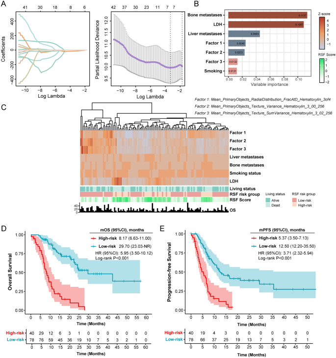 A random survival forest-based pathomics signature classifies immunotherapy prognosis and ...