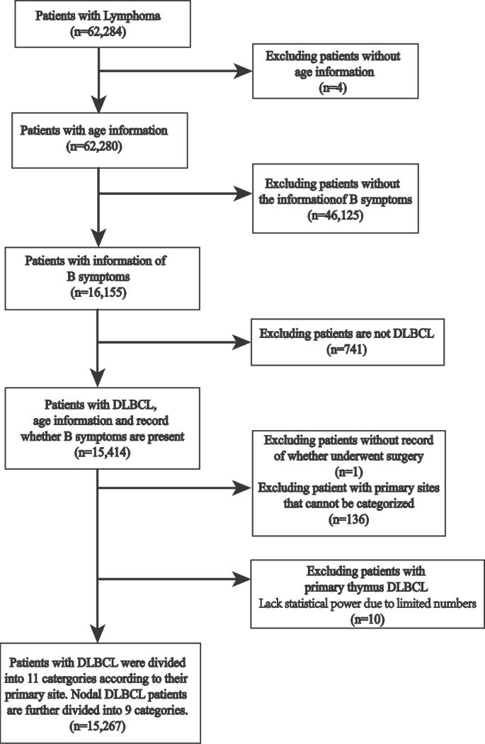 A comprehensive analysis of B symptoms reveals prognosis and ...