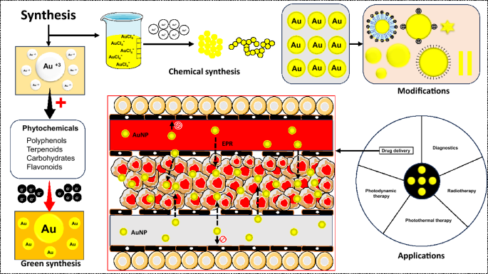 Applications of Au Nanoparticles as drug delivery and theranostic ...