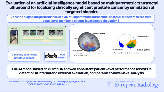 Evaluation of an artificial intelligence model based on multiparametric ...