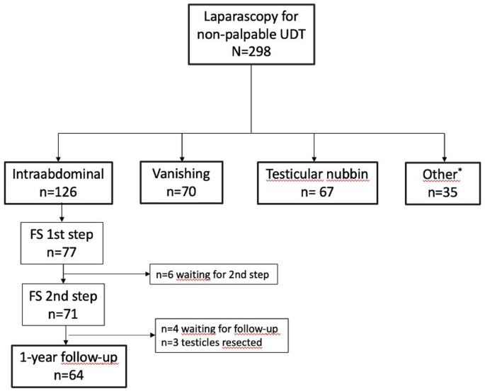 Laparoscopy for non-palpable undescended testis: comparing outcomes in ...