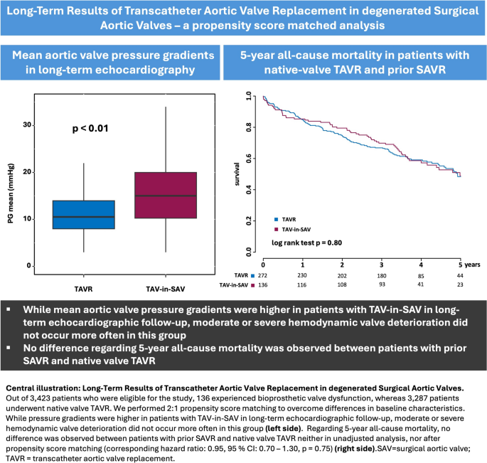 Long-term results of transcatheter aortic valve replacement in degenerated surgical aortic ...
