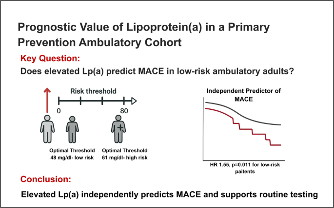 Prognostic value of lipoprotein(a) in a primary prevention ambulatory ...