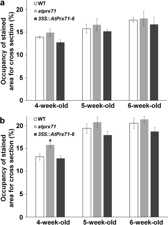 AtPrx71-mediated regulation of stem elongation, gravitropic response ...