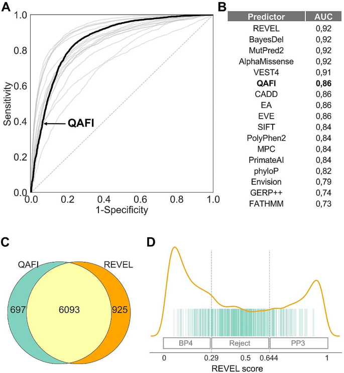 QAFI: a novel method for quantitative estimation of missense variant impact using protein ...