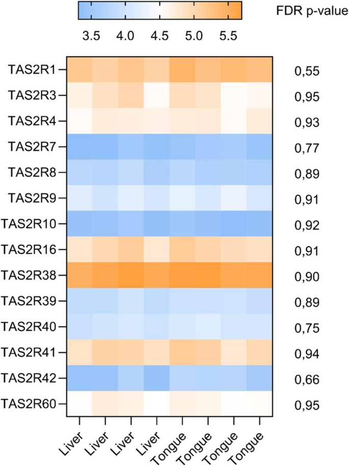 Extra-oral expression of bitter taste receptors in pigs and their ...