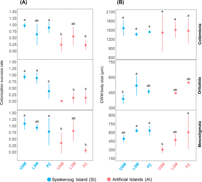 Colonization of mudflat substrate by microarthropods: the role of ...