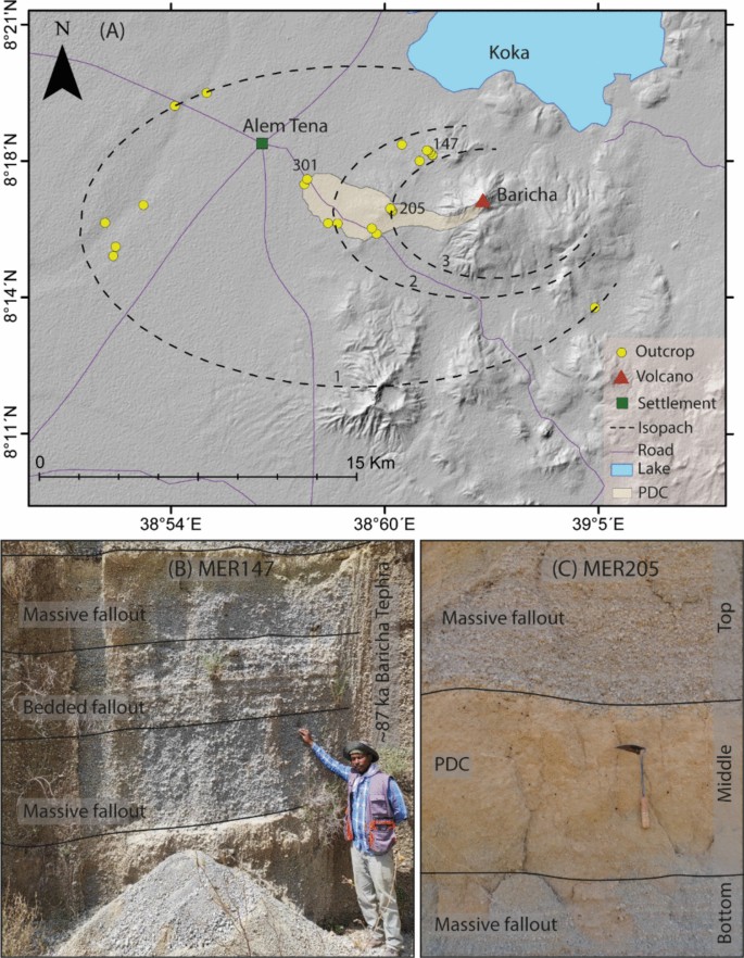 Eruption style and dynamics of the ~ 87 ka Baricha peralkaline rhyolite ...