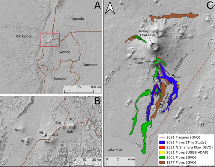 The May 22nd 2021 eruption of Nyiragongo Volcano, DRC: field ...