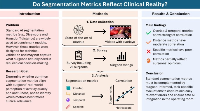 Do segmentation metrics reflect clinical reality? A surgeon-centered ...
