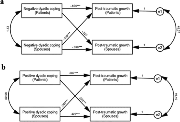 Effects of dyadic coping on post-traumatic growth in patients and ...
