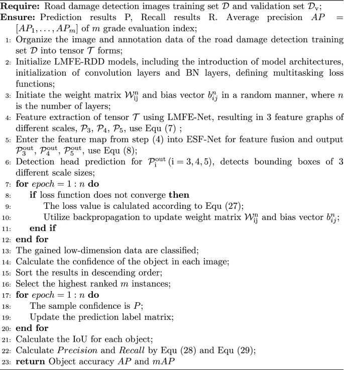 LMFE-RDD: a road damage detector with a lightweight multi-feature ...